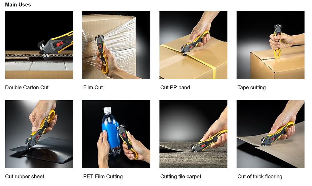 OLFA Cutter SAFETY PACKING CUTTER JAPAN PRO Unpack Tape Slitter 239B ...